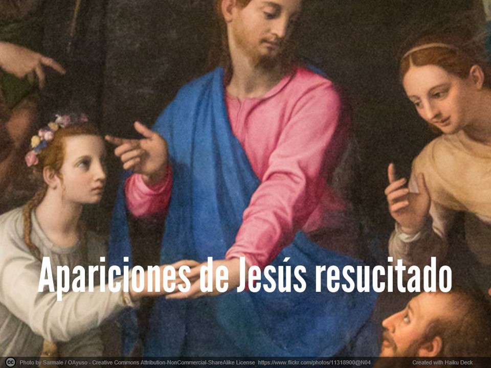 Apariciones de Jesus resucitado